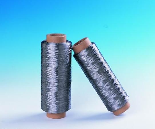 1-100um 316L 304 sintered conductive metal fiber twist thread ...